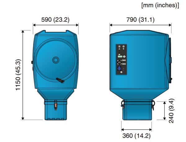 Nederman FilterBox Wand - Mobile Industriesauger